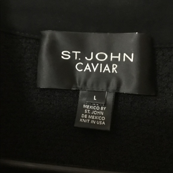 St. John | Jackets & Coats | St John Caviar Jacket | Poshmark